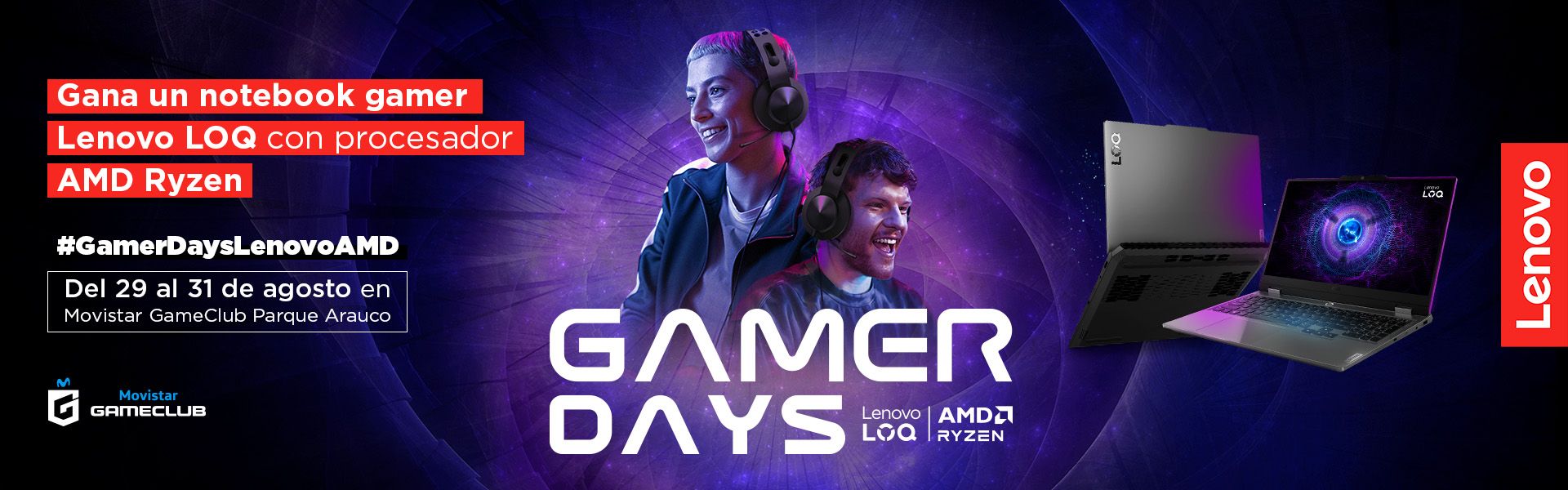Gamer Days Lenovo AMD Día 2 | Movistar Gameclub